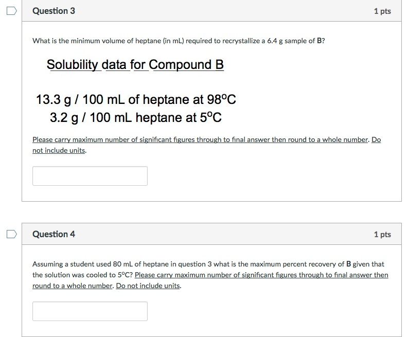 Solved Question 3 1 pts What is the minimum volume of | Chegg.com
