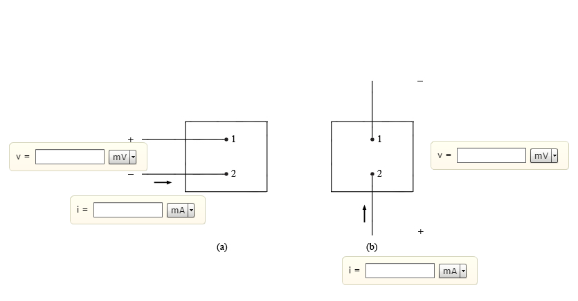 Solved Determine The Voltage V And Current I As Shown In