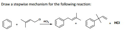 Solved Draw a stepwise mechanism for the following reaction: | Chegg.com