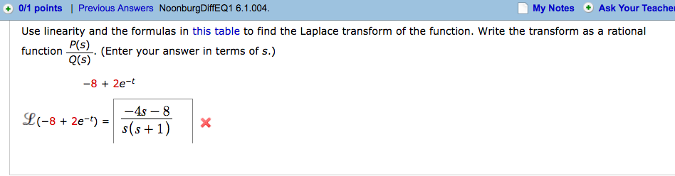 Solved Use linearity and the formulas in this table to find | Chegg.com