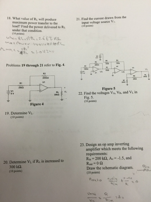 Solved 18. What value of RL will produce maximum power | Chegg.com