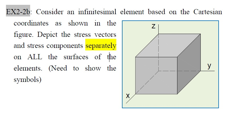 Solved EX2-2b: Consider an infinitesimal element based on | Chegg.com