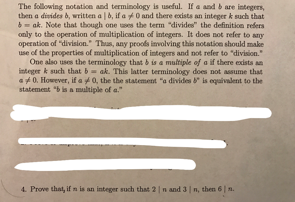 Solved The following notation and terminology is useful. If | Chegg.com