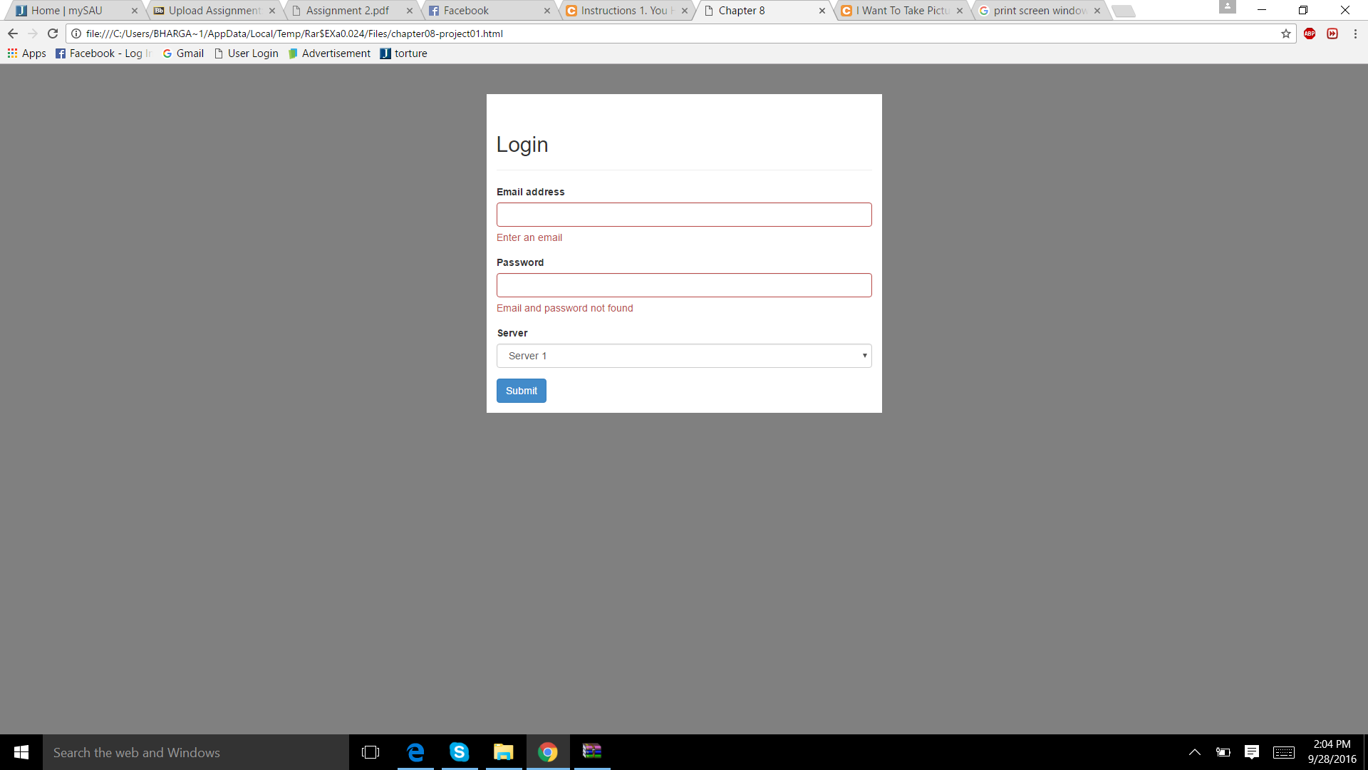 Solved u Home | mySAU -Upload Assignmen. × \ D Assignment | Chegg.com