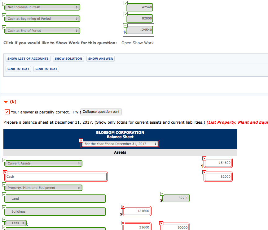 Solved Exercise 5-17 (Part Level Submission) Blossom | Chegg.com