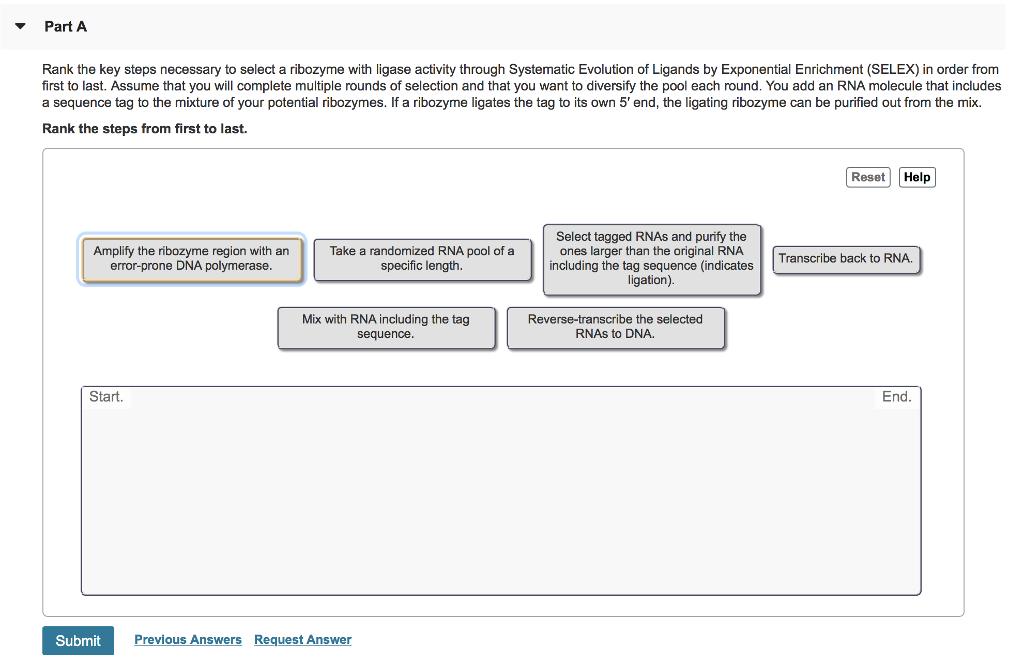 Solved PartA Rank the key steps necessary to select a | Chegg.com Solved PartA Rank the key steps necessary to select a | Chegg.com