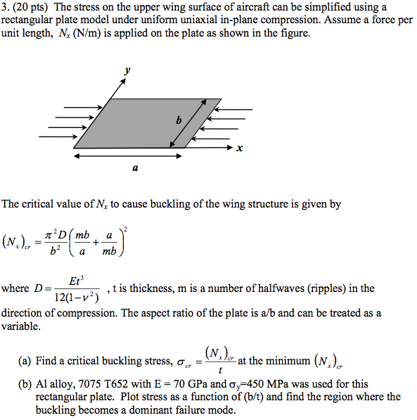 Solved The stress on the upper wing surface of aircraft can | Chegg.com