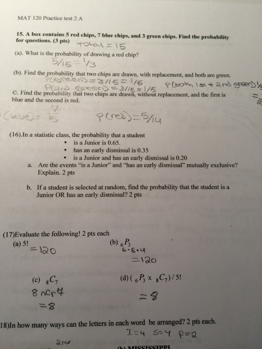 Solved A box contains 5 red chips. 7 blue chips, and 3 green | Chegg.com