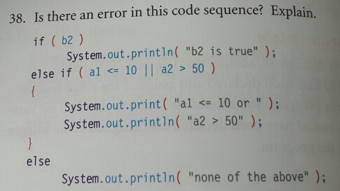 Solved Is there an error in this code sequence? | Chegg.com