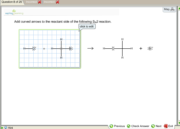 Solved Question 8 of 25 Incorrect ncorrect Map pling Add | Chegg.com