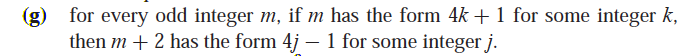Solved for every odd integer m, if m has the form 4k + 1 for | Chegg.com