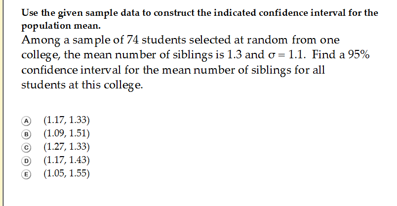 Solved Use the given sample data to construct the indicated | Chegg.com
