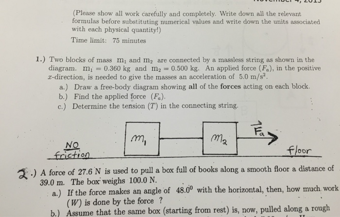 Solved Physic question | Chegg.com
