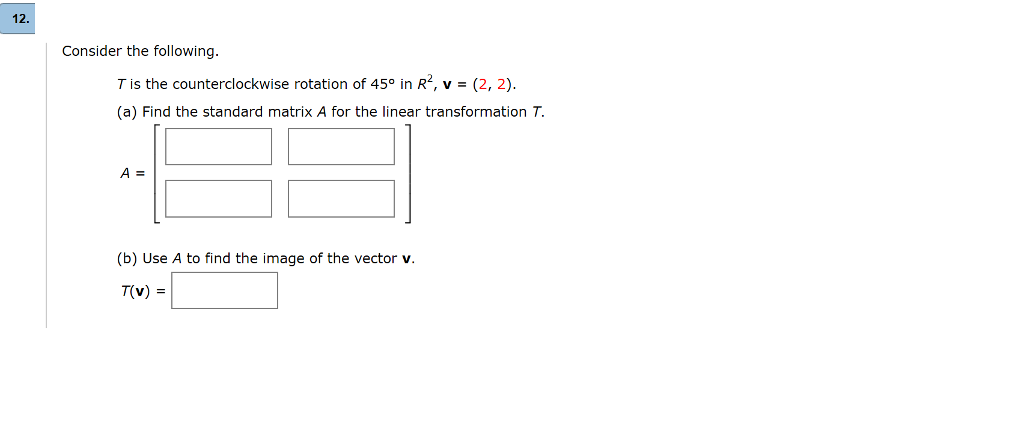 Solved Consider the following. T is the counterclockwise | Chegg.com