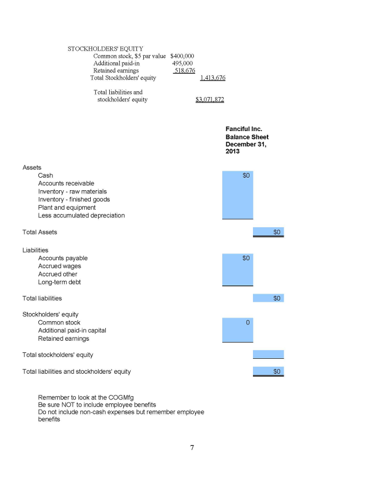 Solved Must use excel with formulas 1. Capital expenditures | Chegg.com