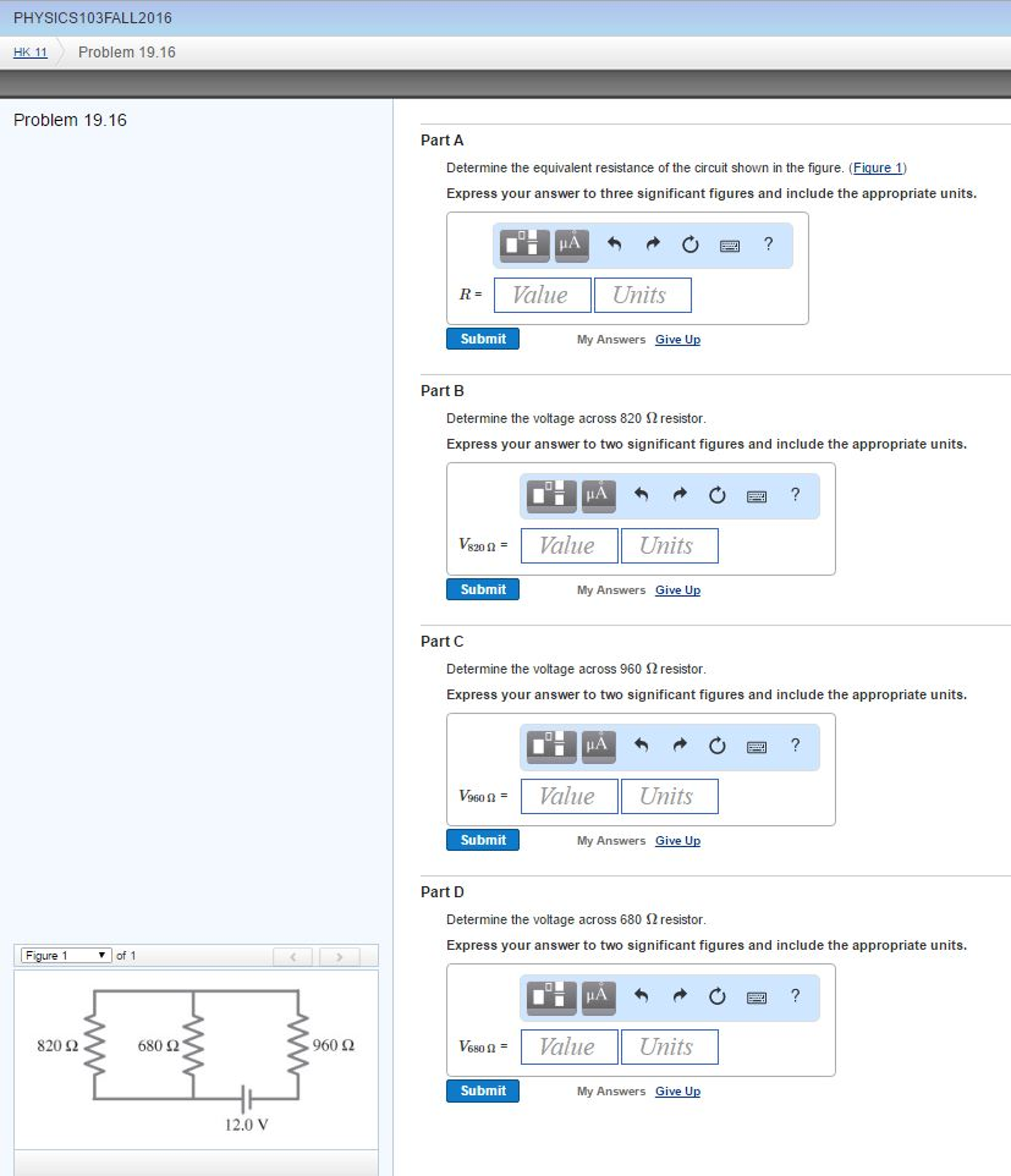 Solved Determine the equivalent resistance of the circuit | Chegg.com
