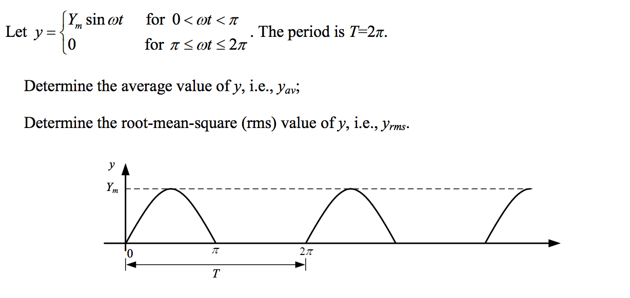 Solved Determine the average value of y, i.e., y_av; | Chegg.com