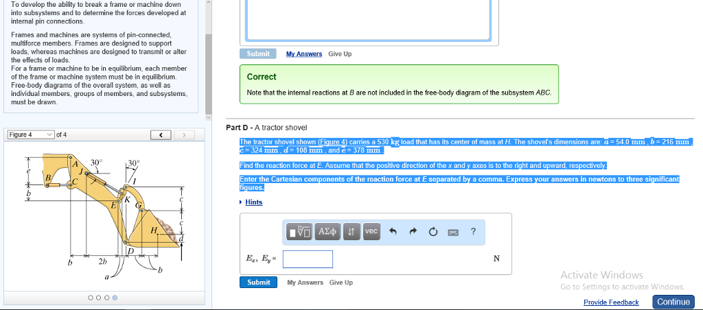 Solved To develop the ability to break a frame or machine | Chegg.com