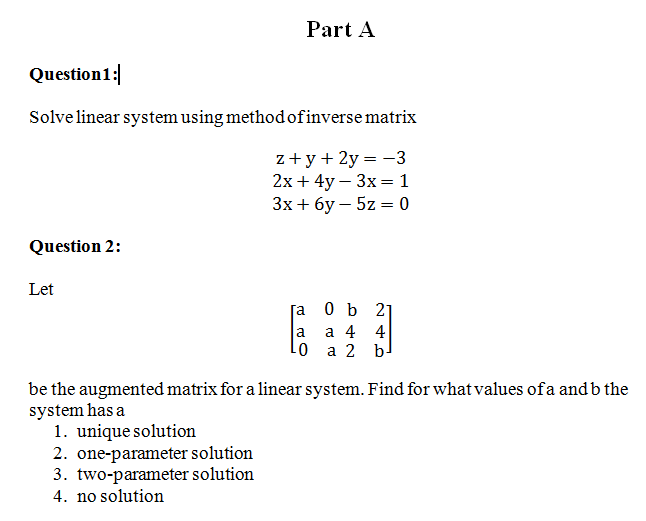 Solved Solve Linear System Using Method Of Inverse Matrix Chegg solved-solve-linear-system-using-method-of-inverse-matrix-chegg
