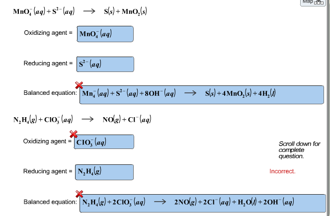 Solved Identify the oxidizing and reducing agents in each of | Chegg.com