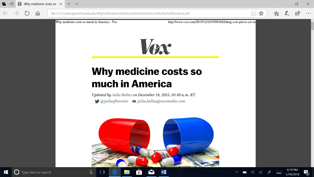 Solved Drug prices have been a significant contributor to | Chegg.com