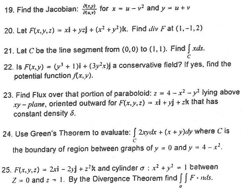 Solved Find the Jacobian partial(x,y)/partial(u,v) for | Chegg.com