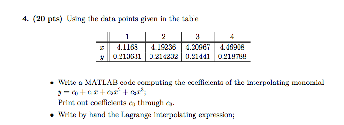 Write a MATLAB code computing the coefficients of | Chegg.com