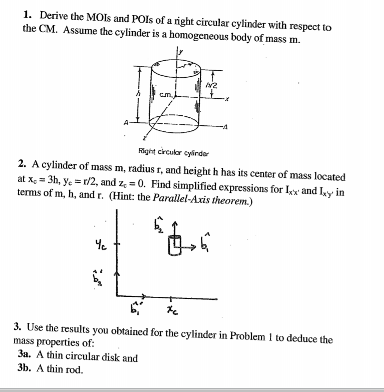 Solved 1 Derive The MOIs And POIs Of A Right Circular Chegg solved-1-derive-the-mois-and-pois-of-a-right-circular-chegg