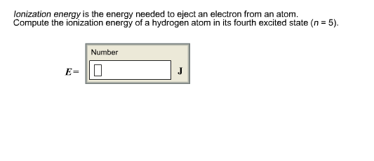Solved Ionization energy is the energy needed to eject an | Chegg.com