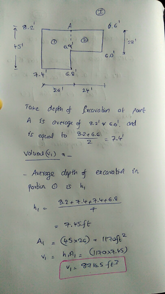 (Solved) - Calculate the volume of excavation in bank measure required ...