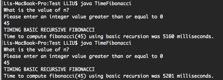 Solved The Different Algorithms For Computing Fibonacci 