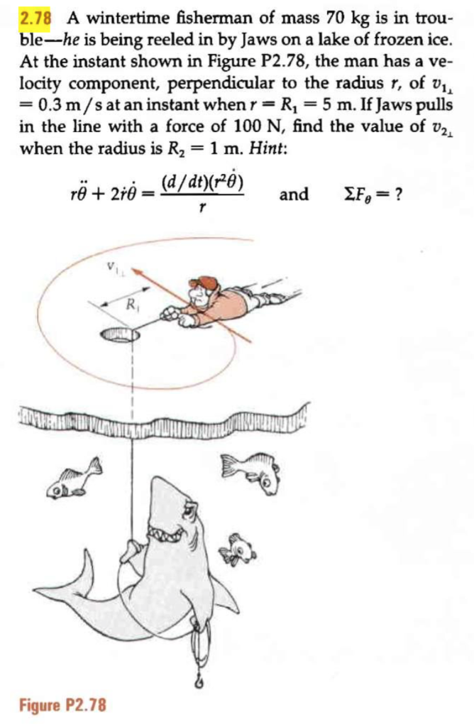Solved A wintertime fisherman of mass 70 kg is in | Chegg.com
