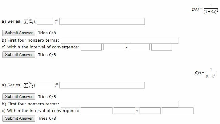 Solved a) Determine the series of the given function. In the | Chegg.com