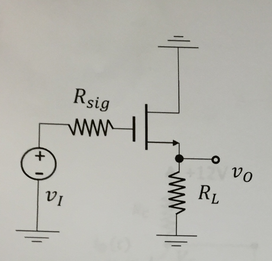 Solved (MOSFET) In the following circuit, MOSFET has VA = | Chegg.com