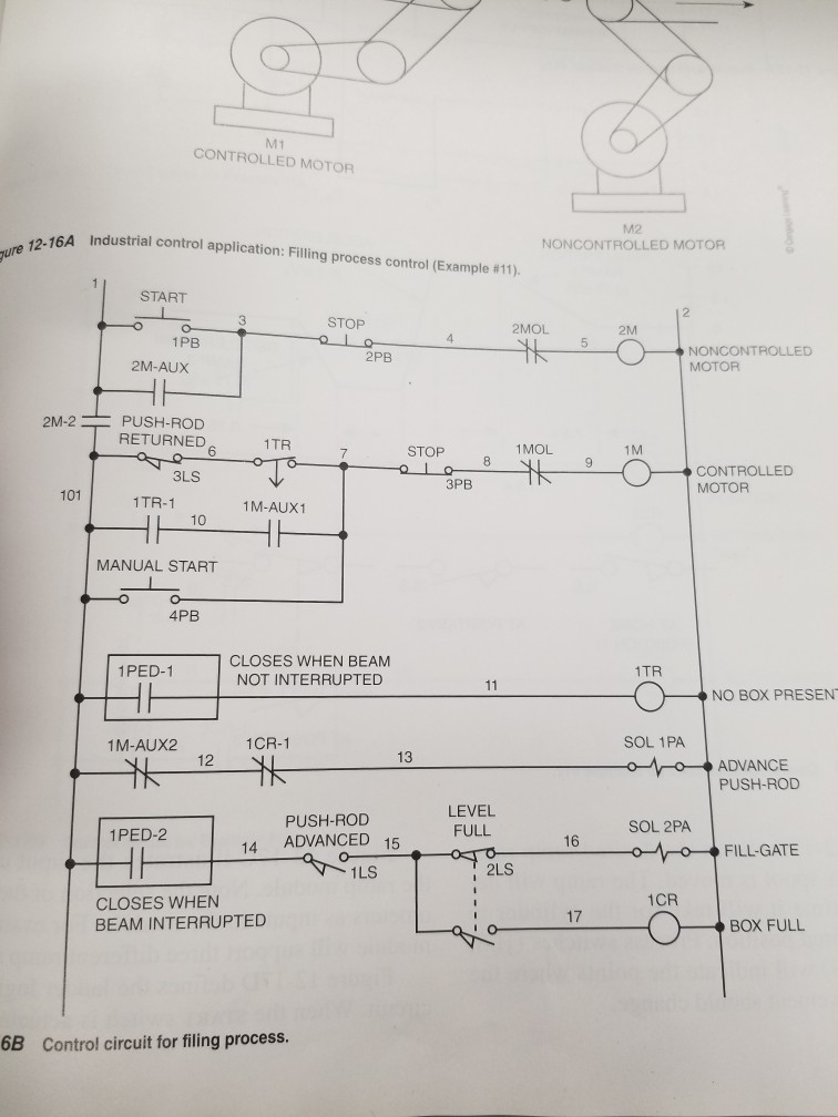 M1 CONTROLLED MOTOR M2 NONCONTROLLED MOTOF 6A | Chegg.com