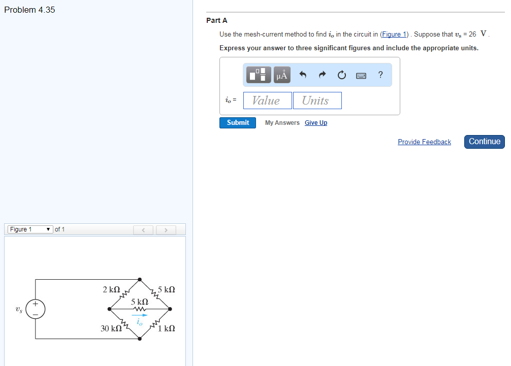 Solved Problem 4.35 Part A Use the mesh-current method to | Chegg.com