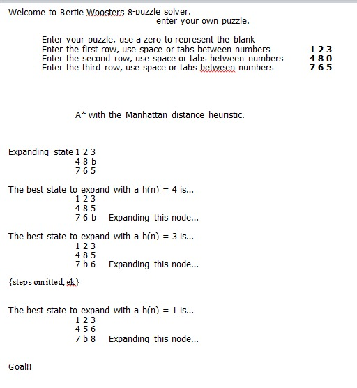 Solved write a program in c++ that solves the eight-puzzle. | Chegg.com