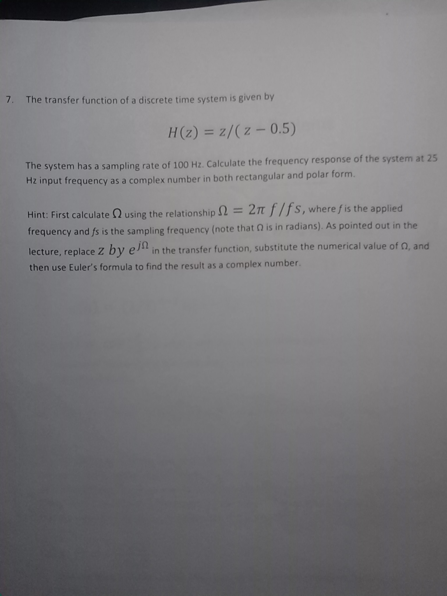 Solved The simulation diagram of a discrete time system is | Chegg.com