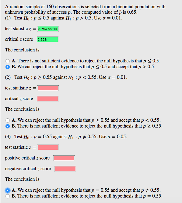 Solved A random sample of 160 observations is selected from | Chegg.com