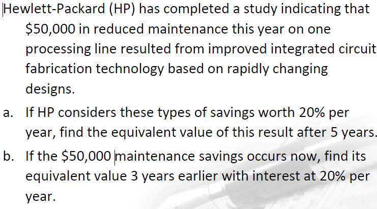 Solved Hewlett-Packard (HP) has completed a study indicating | Chegg.com