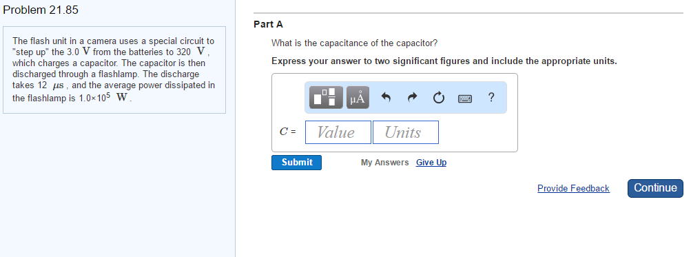 Solved The flash unit in a camera uses a special circuit to | Chegg.com