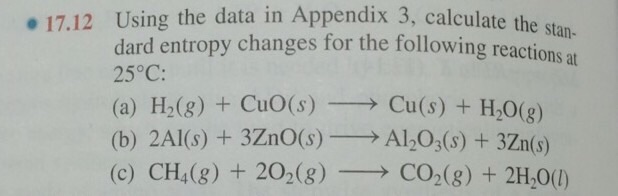 Solved Using the data in Appendix 3, calculate the standard | Chegg.com