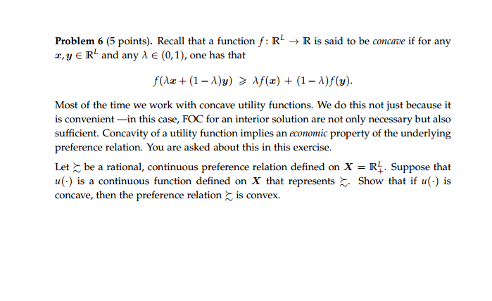 Solved Recall that a function f: R^L rightarrow R is said to | Chegg.com