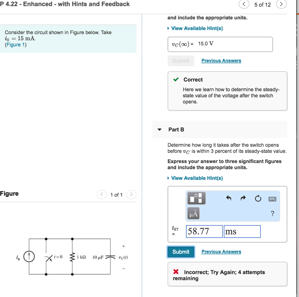 Solved P 4.22 Enhanced with Hints and Feedback and include | Chegg.com