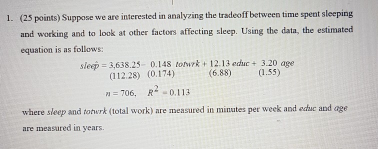 Solved (25 points) Suppose we are interested in analyzing | Chegg.com