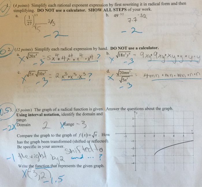 Solved (4 points) Simplify each rational exponent expression | Chegg.com