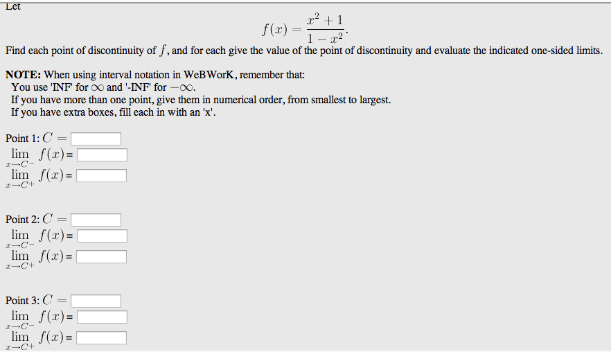 Solved Find each point of discontinuity of f, and for cach | Chegg.com