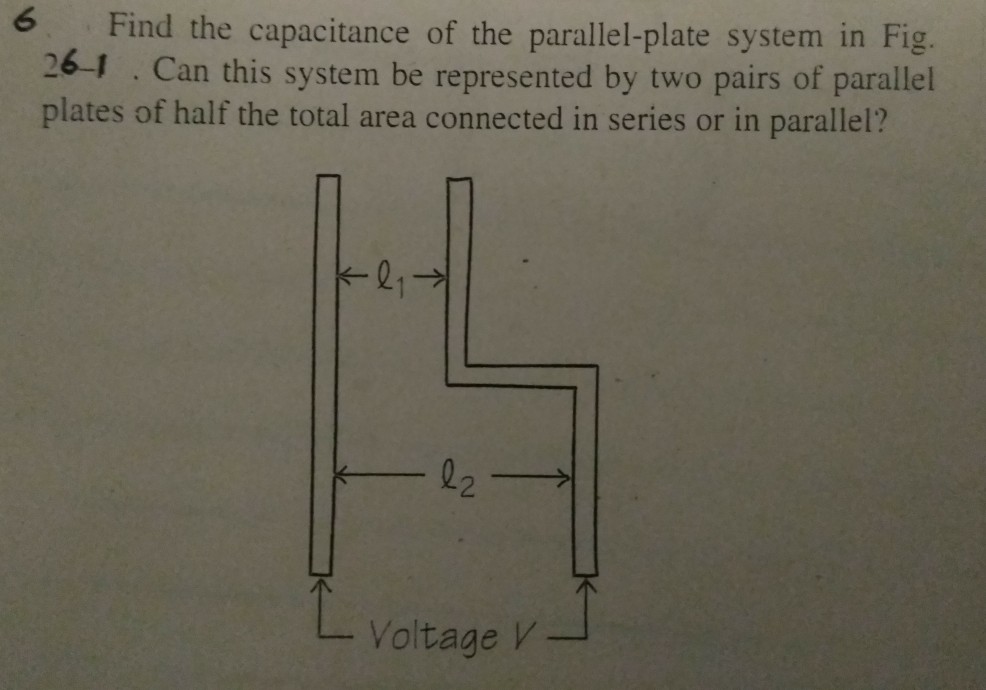Solved Find the capacitance of the parallel-plate system in | Chegg.com