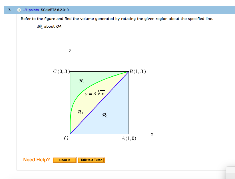 Solved 7. -1 points SCalcET8 6.2.019 Refer to the figure and | Chegg.com Solved 7. -1 points SCalcET8 6.2.019 Refer to the figure and | Chegg.com