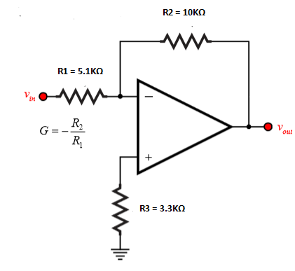 Solved If you have the following inverting amplifier circuit | Chegg.com